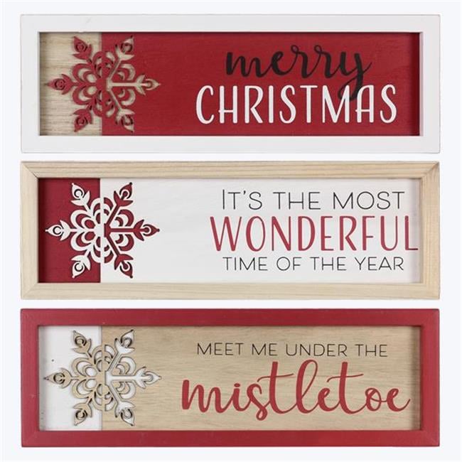 Wood Whimsical Wonderland Wall Sign with 3D Lift Design, Assorted Color ...