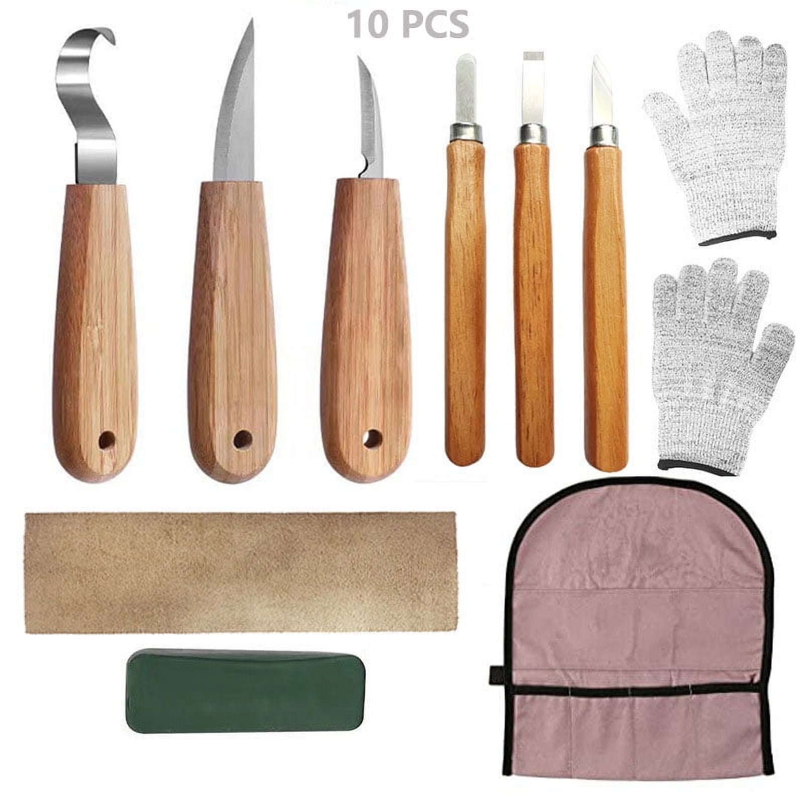 Wood Whittling Kit for Beginners Kids and Adults,Wood Carving kit Set ...