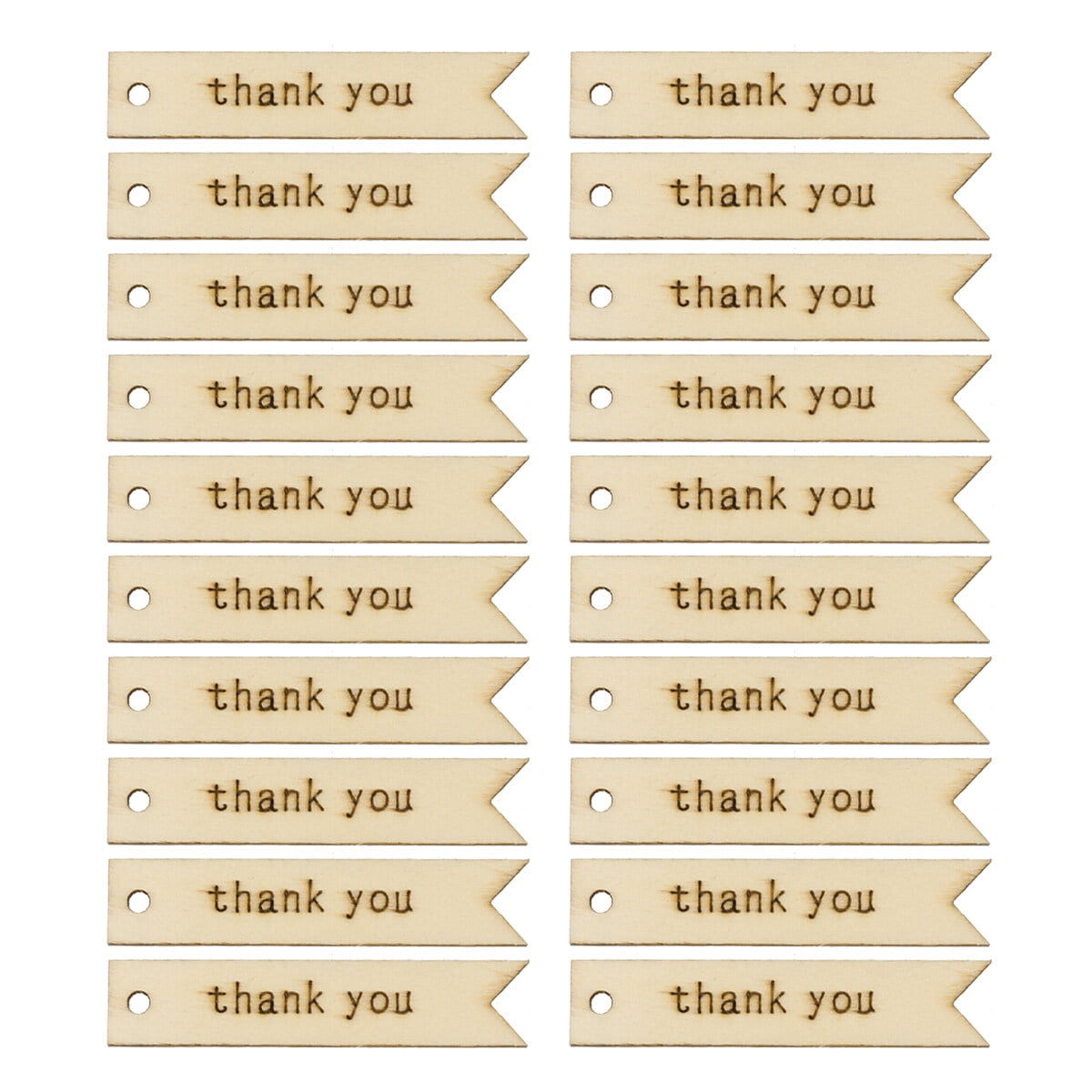 Wood Wooden Tags Tag Hanging Unfinished Letter Label Words Cutouts ...