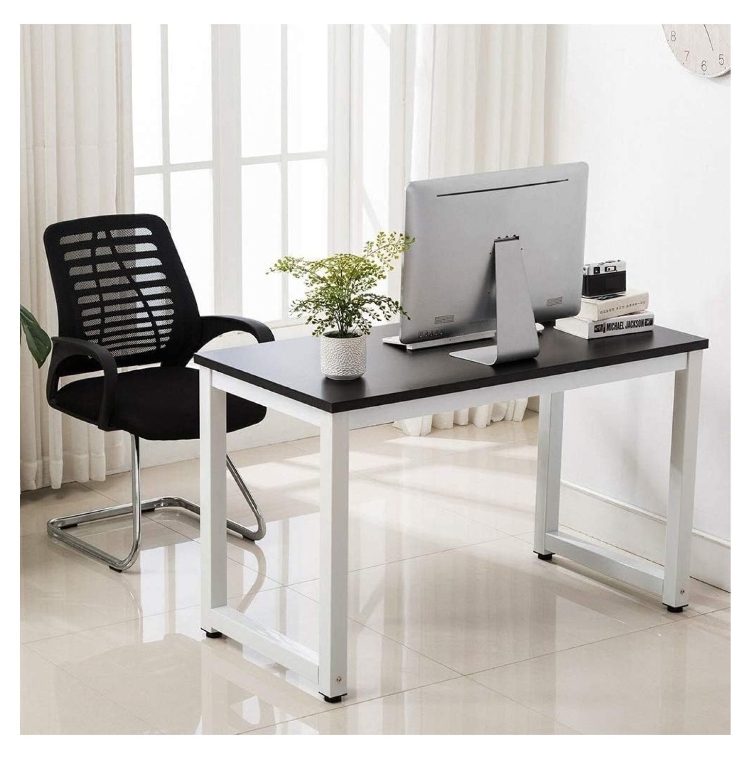 Wood Work Desk Large Gaming Writing Desk PC Laptop Table Study ...