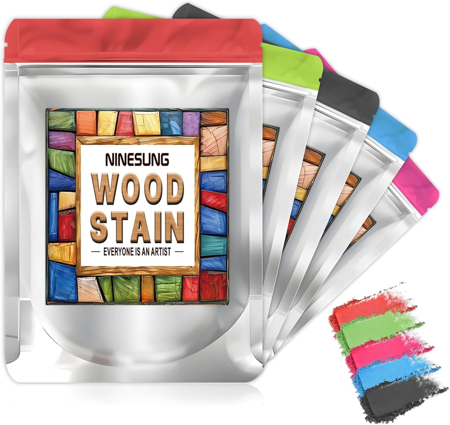 Wood dyeing powder, indoor and outdoor colored wood dyeing powder ...