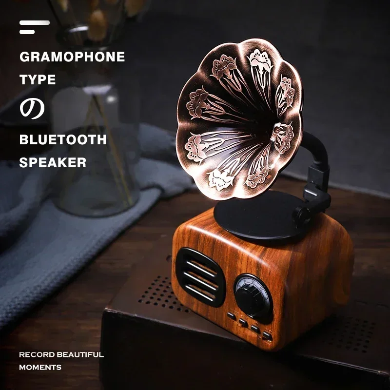 Wood for Sound System TF Subwoofer Portable Box FM Radio Music MP3 ...