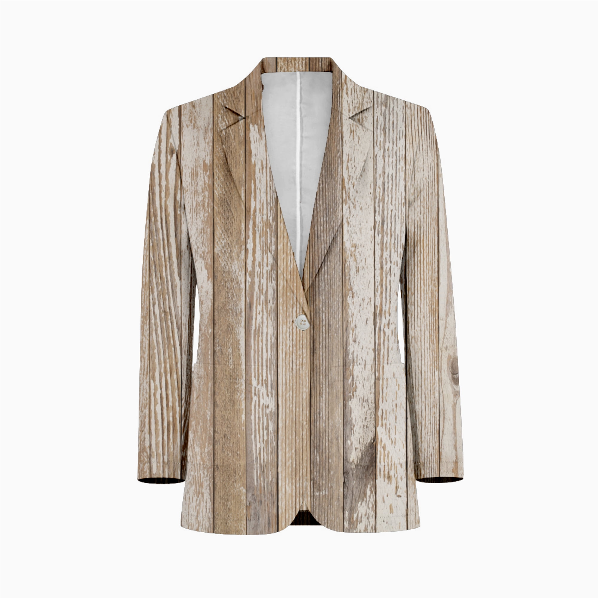 Wood grain grey white Customized Men's Suits full man Shawl Collar ...