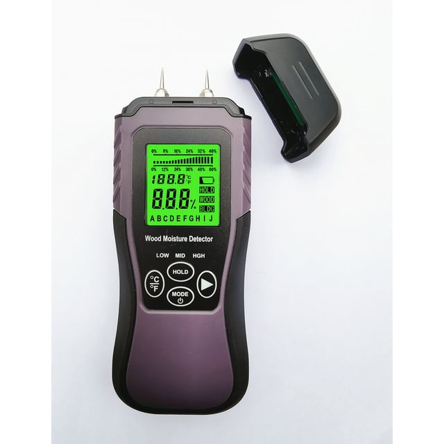 Wood humidity probe, digital humidity detector, water leak detector ...