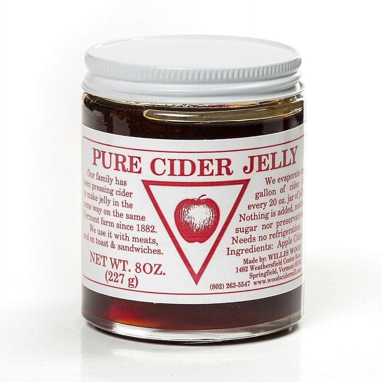 Wood's Cider Mill Pure Cider Jelly No Preservatives No Sugar Added 10 ...