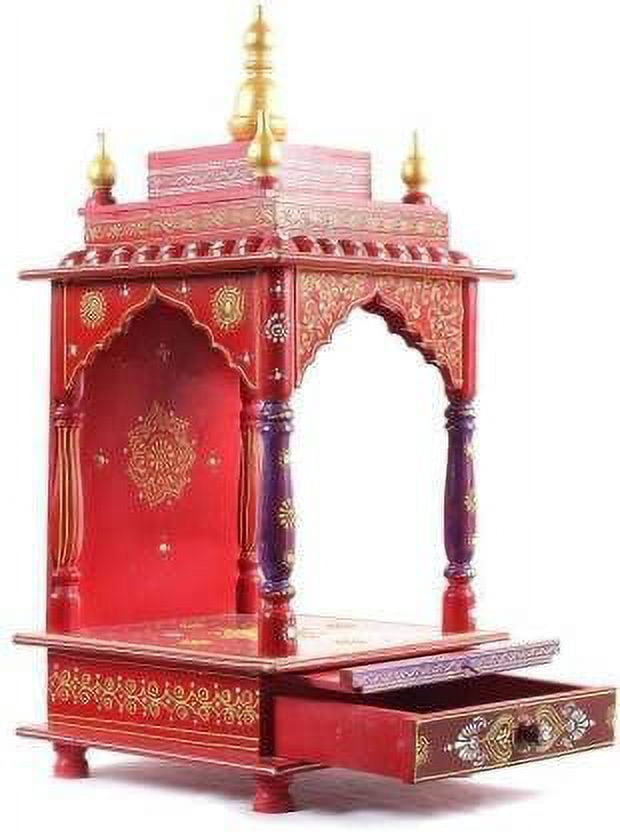 Wood temple Wooden temple Puja Temple Pooja temple Home Temple for Home ...