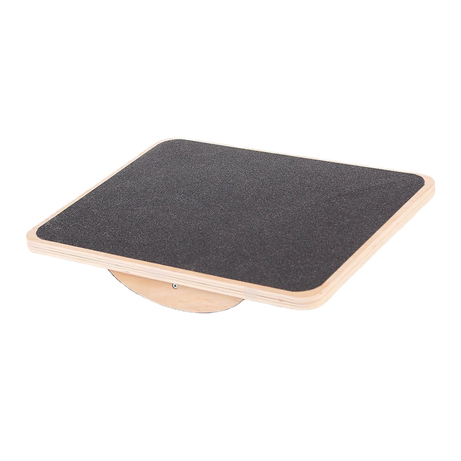 Wood yoga balancing Board Nonslip Standing Indoor Balancer Workout ...