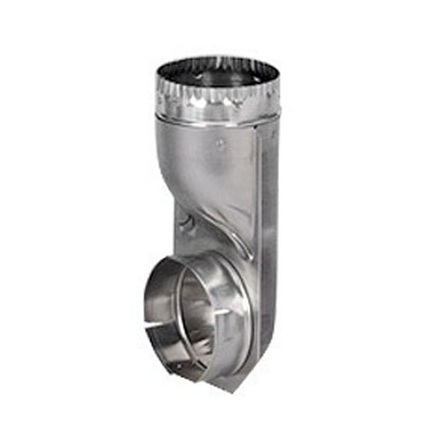 WoodEze 90 Degree Ducting Chimney Pipe Single Wall Dryer Vent Offset ...