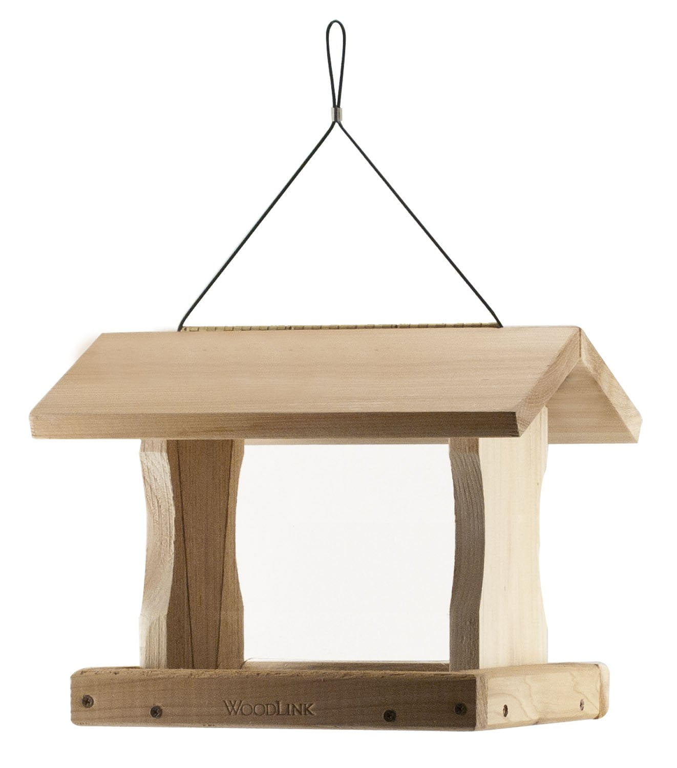 WoodLink Premier Cedar Bird Feeder with Platform Base, 4.25 lb Capacity ...