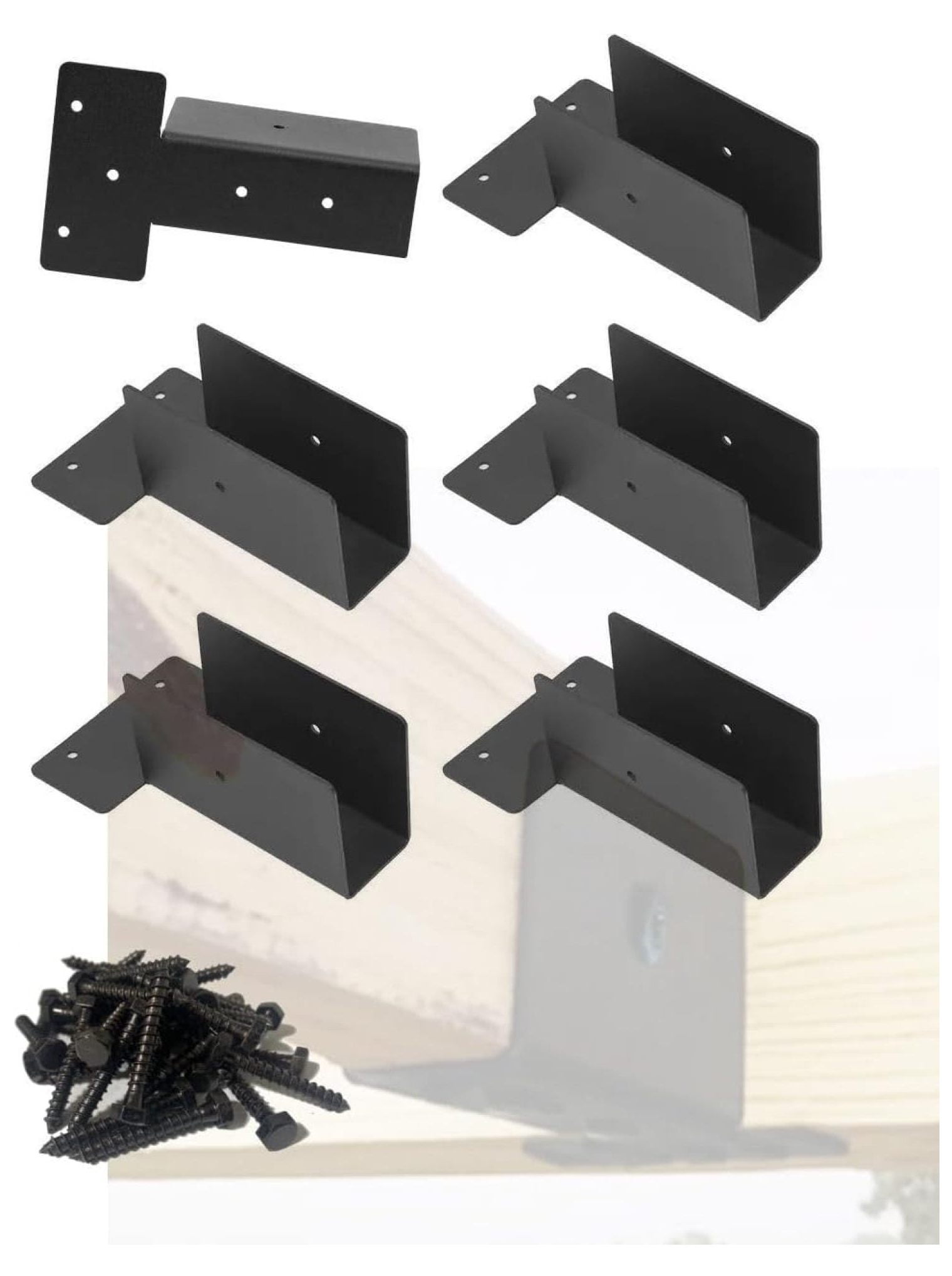 WoodMate 42061 Outdoor Pergola Rafter Bracket Joist Hanger Deck Railing ...