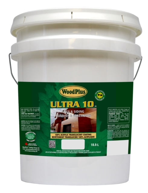 WoodPlus Ultra 10 Exterior Acrylic Translucent Wood Finish 5 Gallon ...