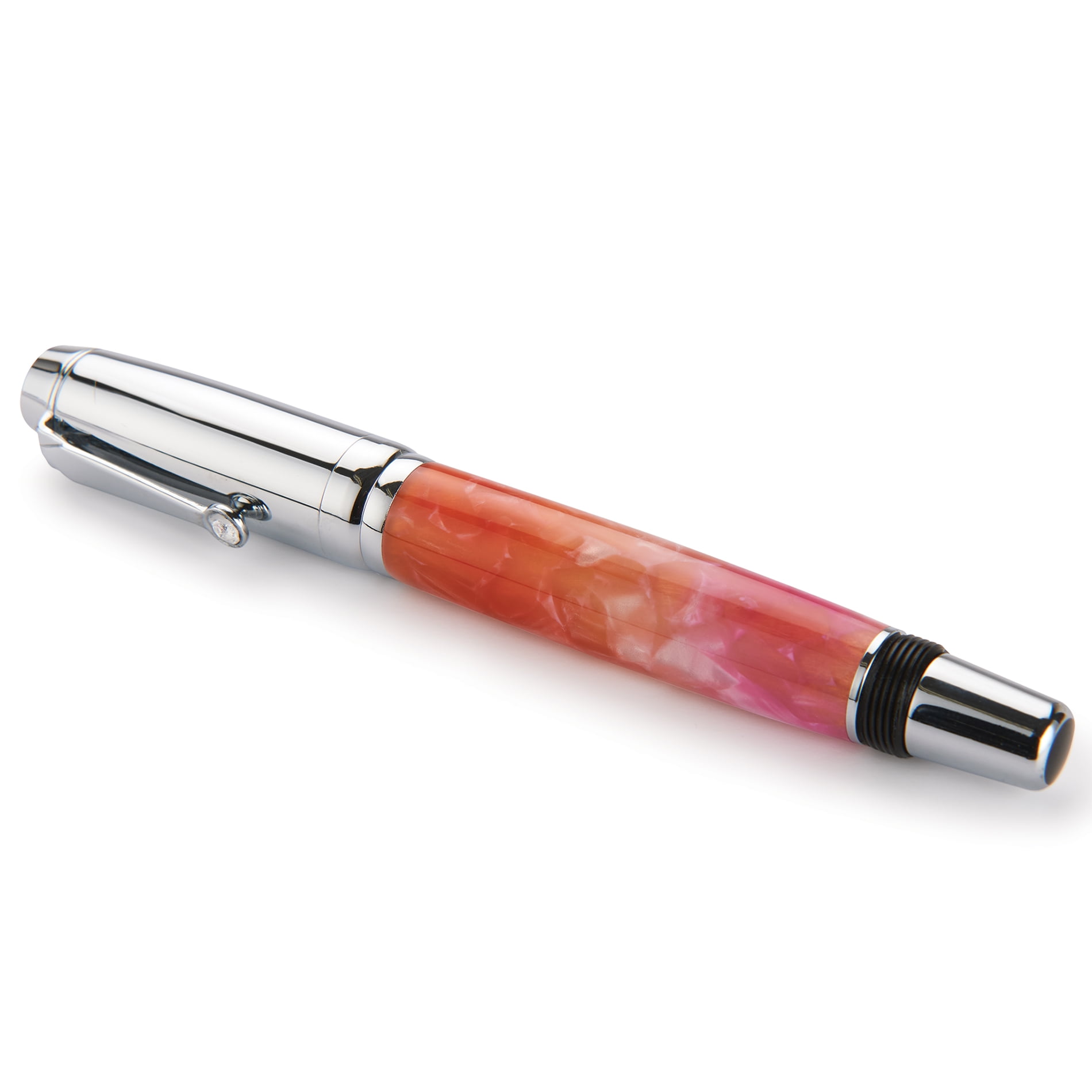 Woodriver Project Kit - Arete Fountain Pen Kit Chrome - Walmart.com