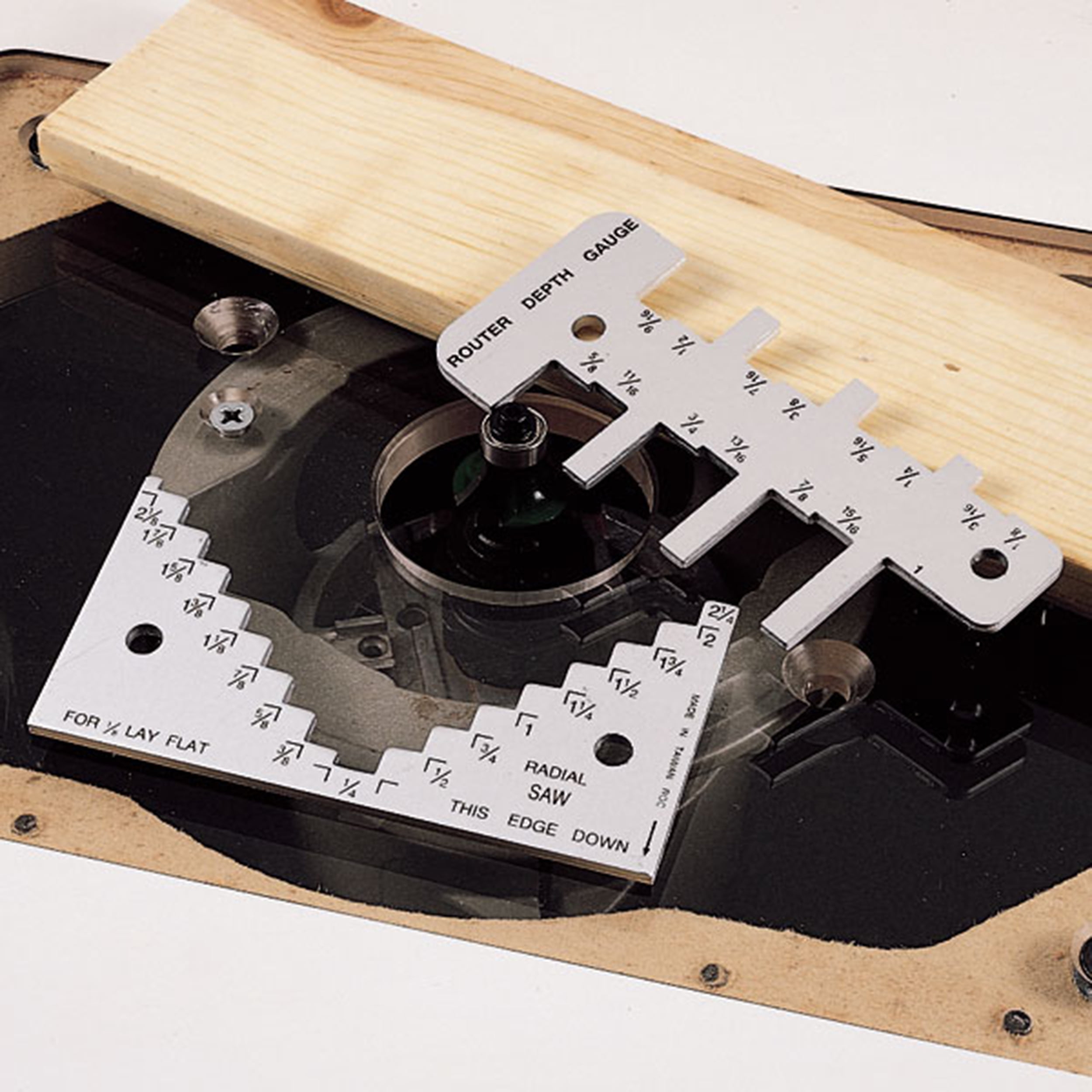 Woodriver Router And Saw Depth Gauge Set Of 2 - Walmart.com