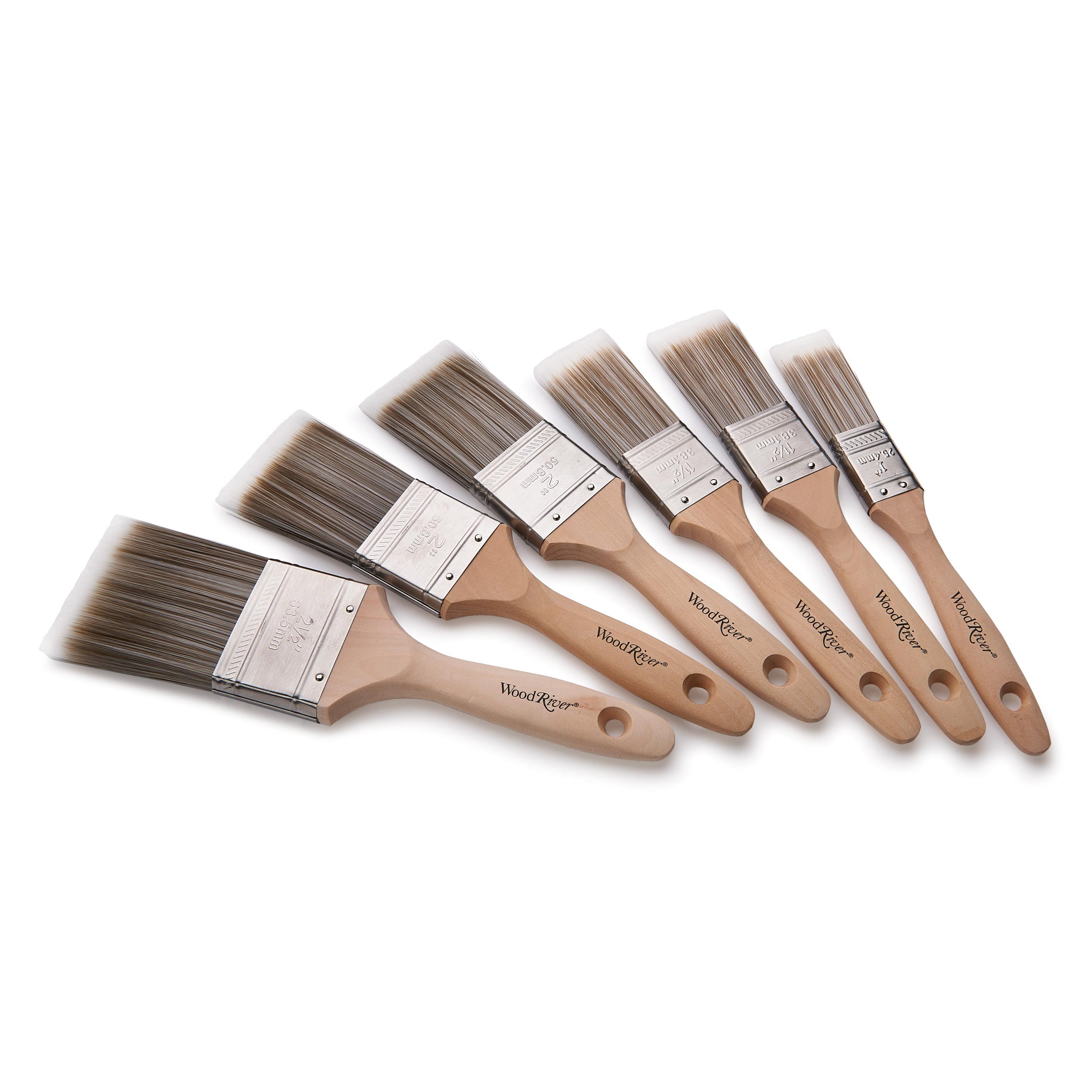 Woodriver Srt Synthetic Bristle Brush Set 6-Piece - Walmart.com