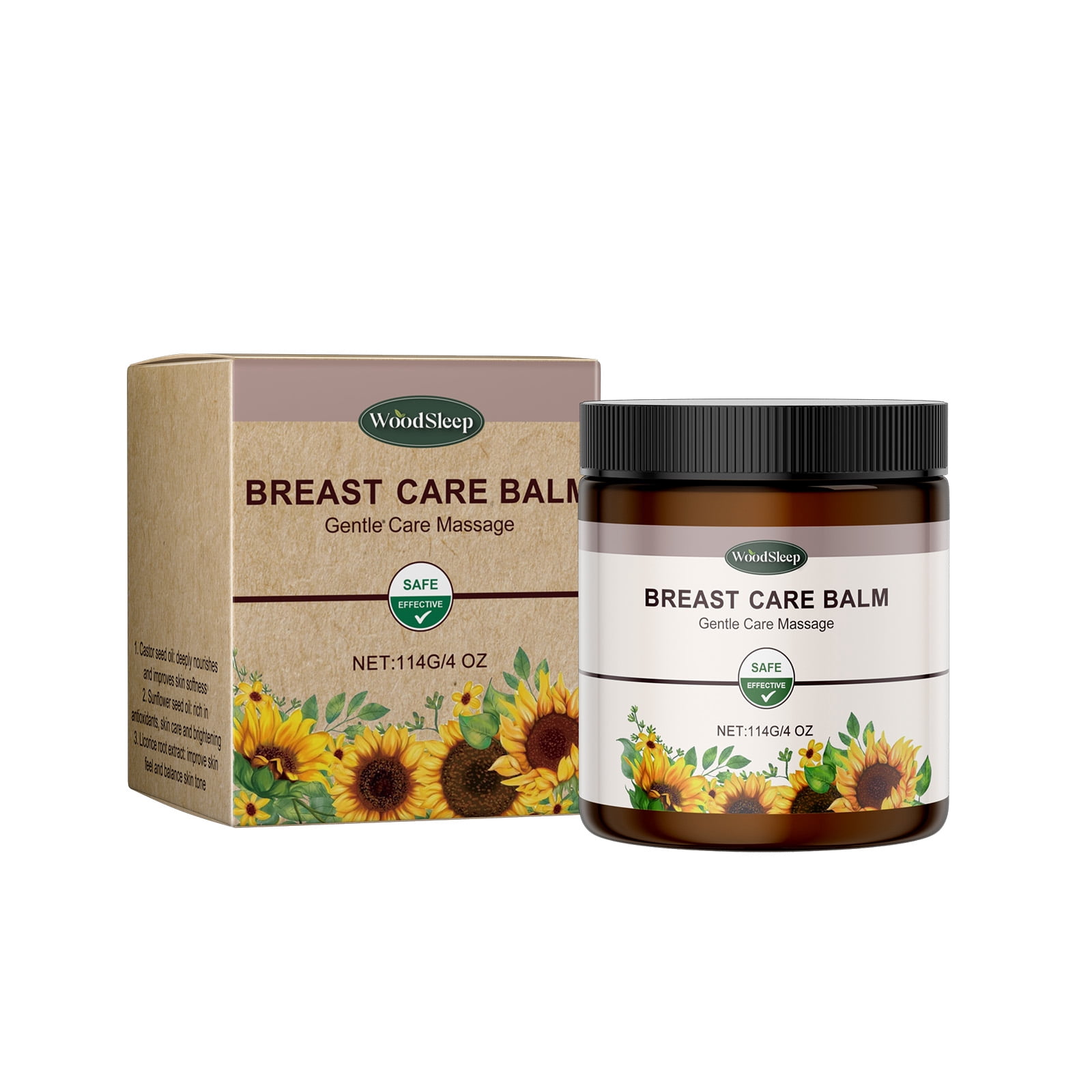 WoodSleep Herbal Chest Care Cream Mild Ingredients Daily Moisturizing ...