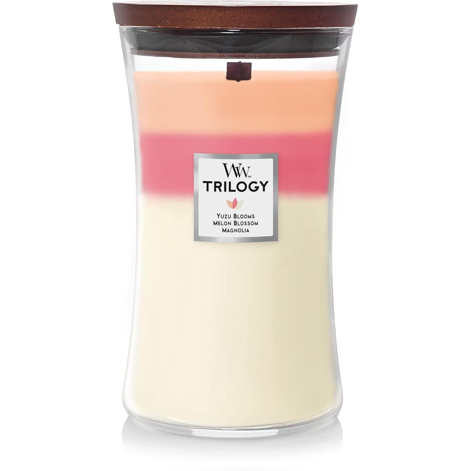 WoodWick Large Hourglass Candle, Blooming Orchard - Premium Soy Blend ...