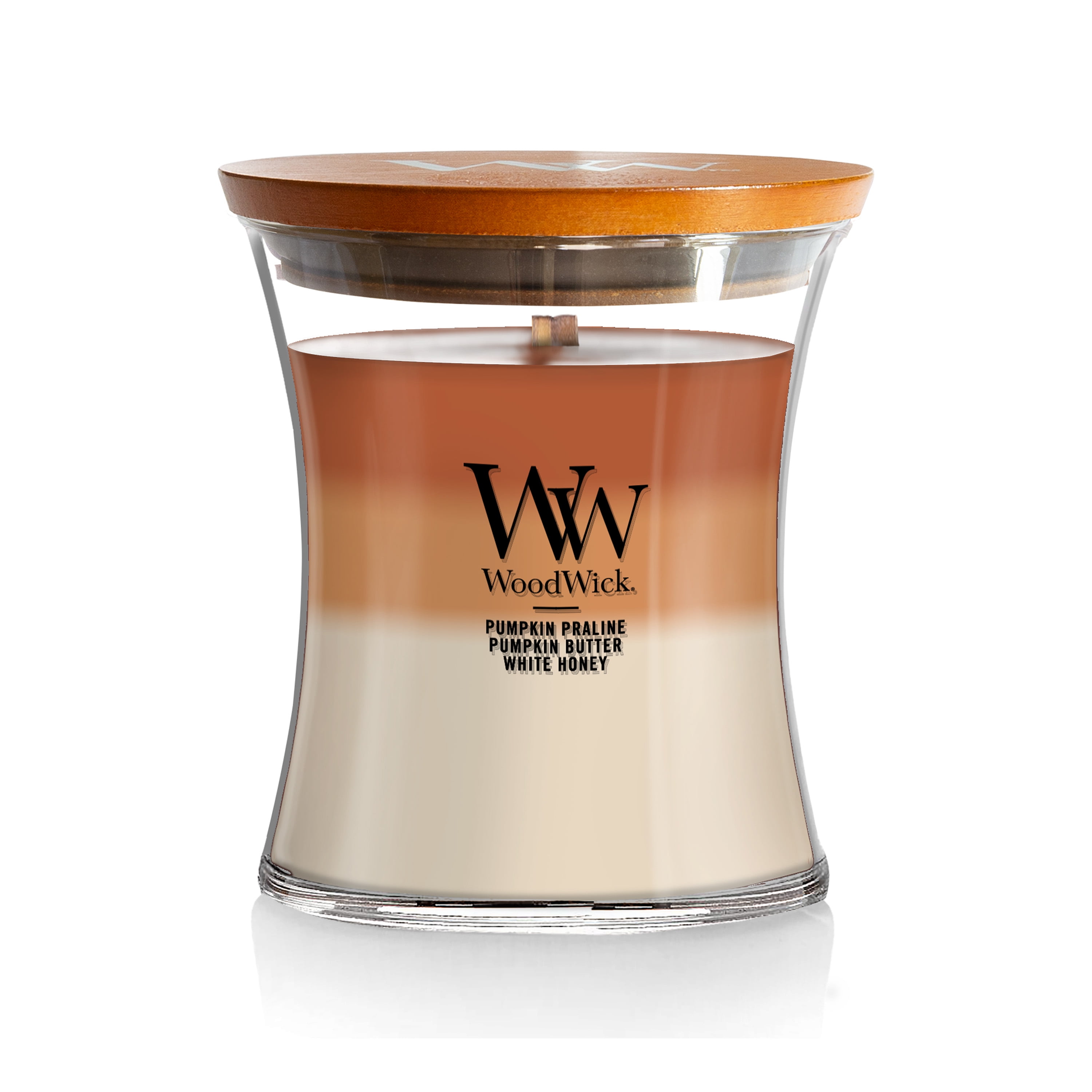 Woodwick Scented Candle - Medium Jar Pumpkin Gourmand Trilogy with Unique Smell - Walmart.com