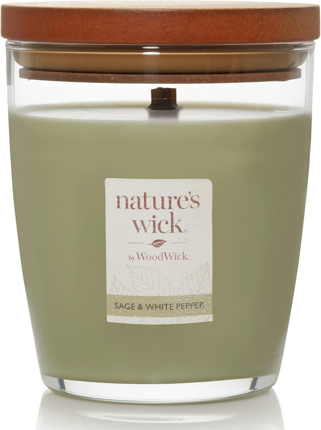 WoodWick Nature's Wick Coastal Air Scented Candle with Wooden Wick ...