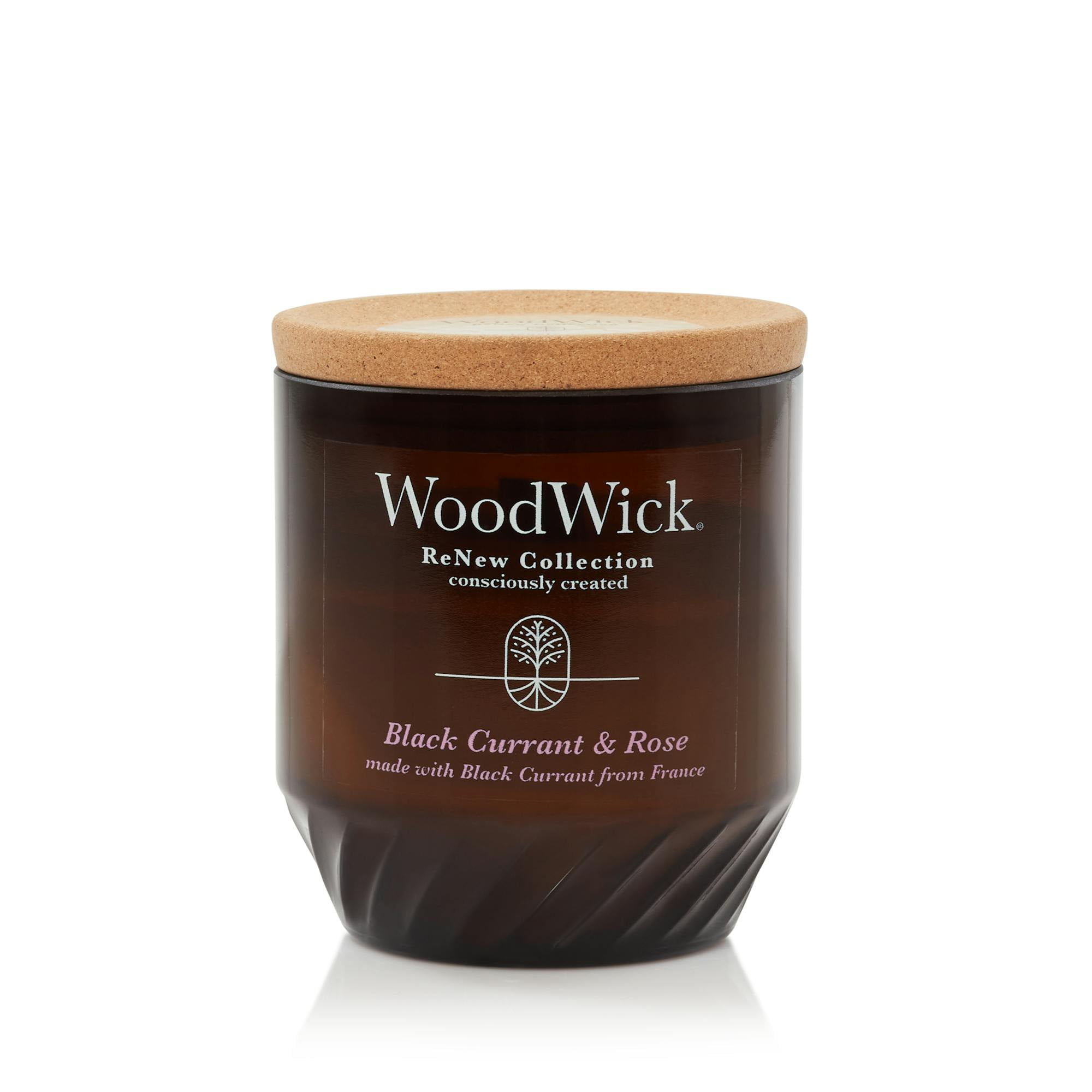 WoodWick¬Æ ReNew Medium Candle, Black Currant & Rose, Sandalwood Scent ...