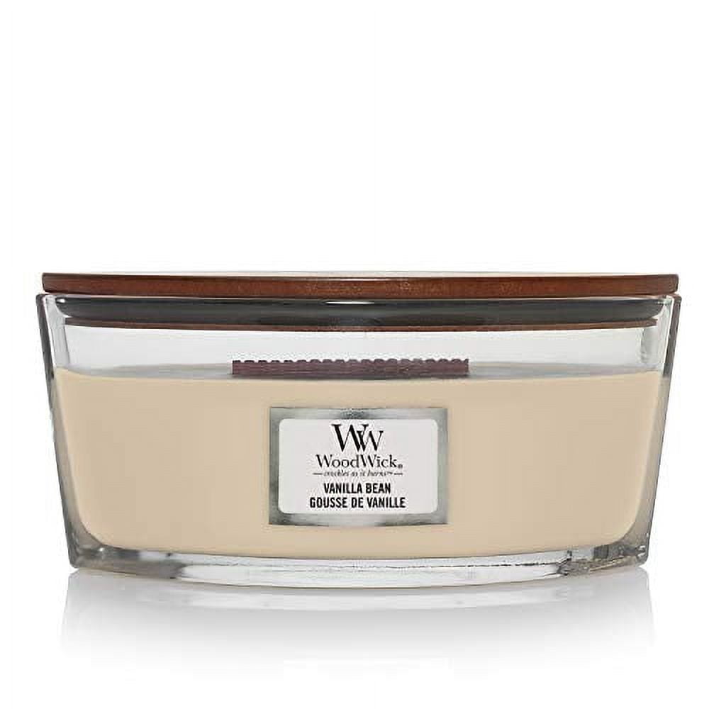 WoodWick - Vanilla Bean Scented Ellipse Candle - Walmart.com
