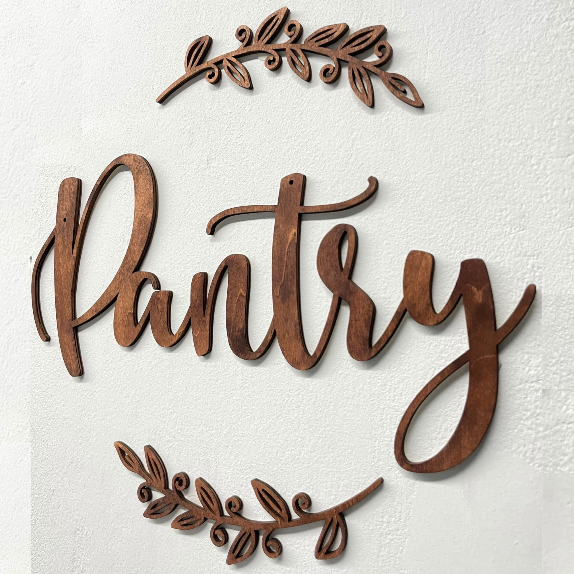Woodamore Farmhouse Pantry Sign - Pantry Signs Wall Decor, Pantry Word ...