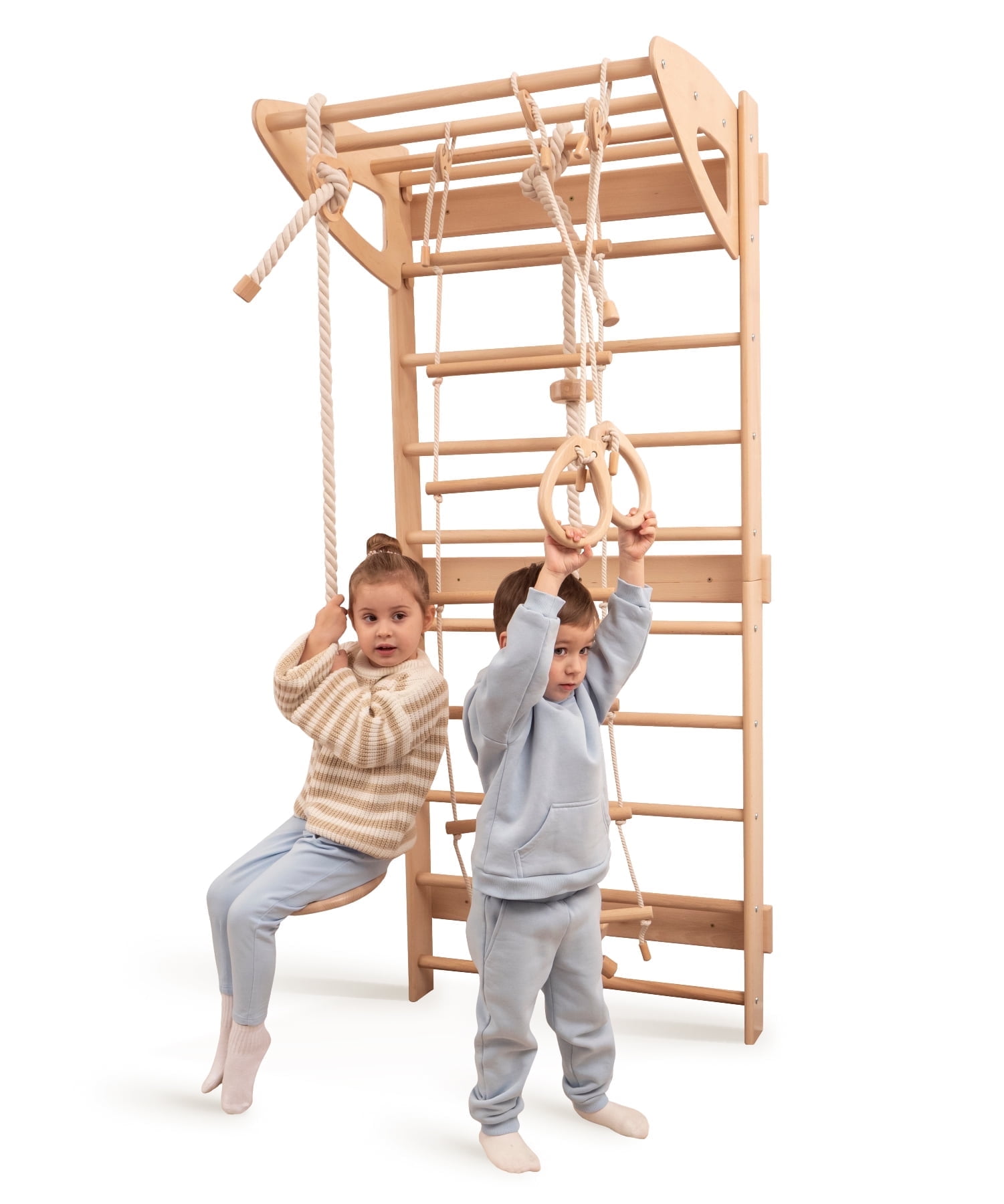 WoodandHearts Swedish Ladder - Indoor Playground for Kids - Toddler ...