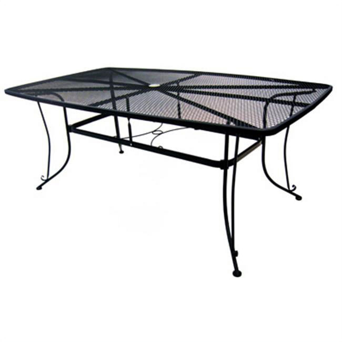 Woodard 42 x 72 in. Heavy-Duty Standard Mesh Long Kitchen Dining Table ...