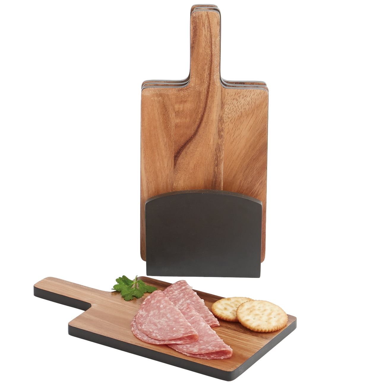 Woodard & Charles 5 Piece Individual Paddle Board Serving Set, 10" x 5 ...
