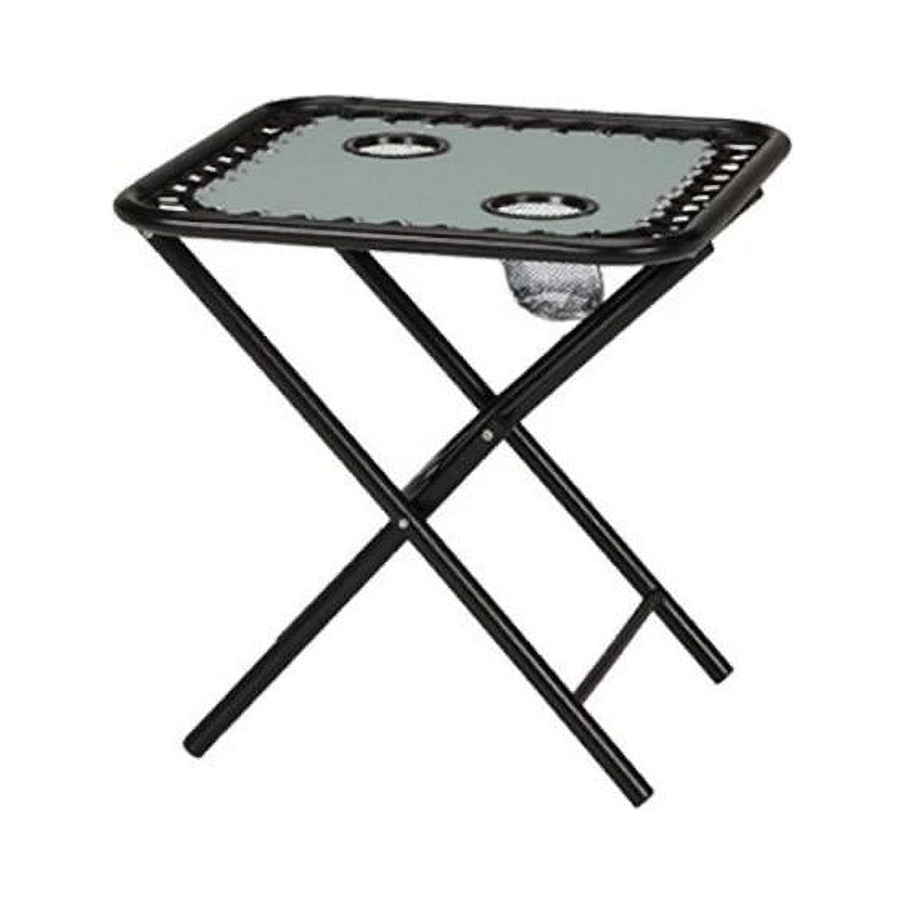 Woodard Sunny Isles Folding Side Table with 2 Cup Holders for Zero ...