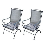 Woodard Uptown Outdoor Home Garden Metal Patio Steel Mesh Coil Spring ...