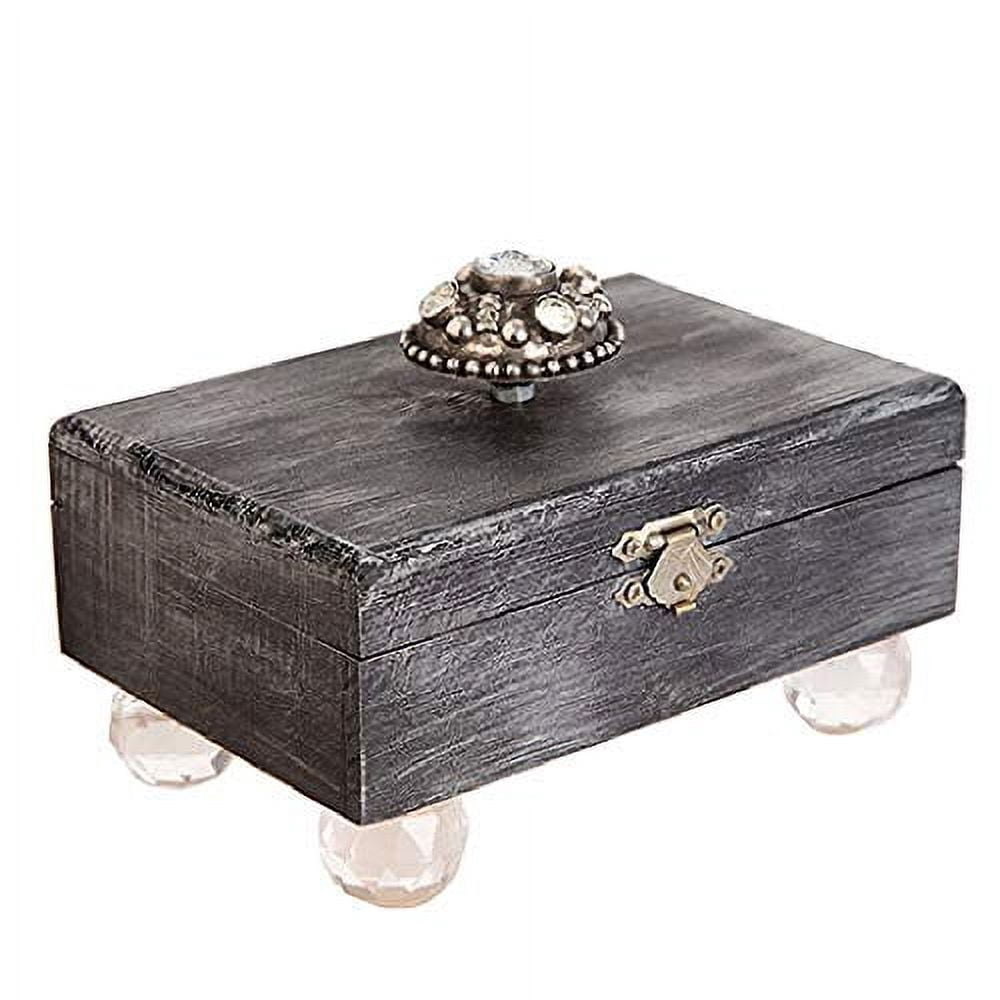 Woodbox Hinged 6Inx4Inx2In - Walmart.com