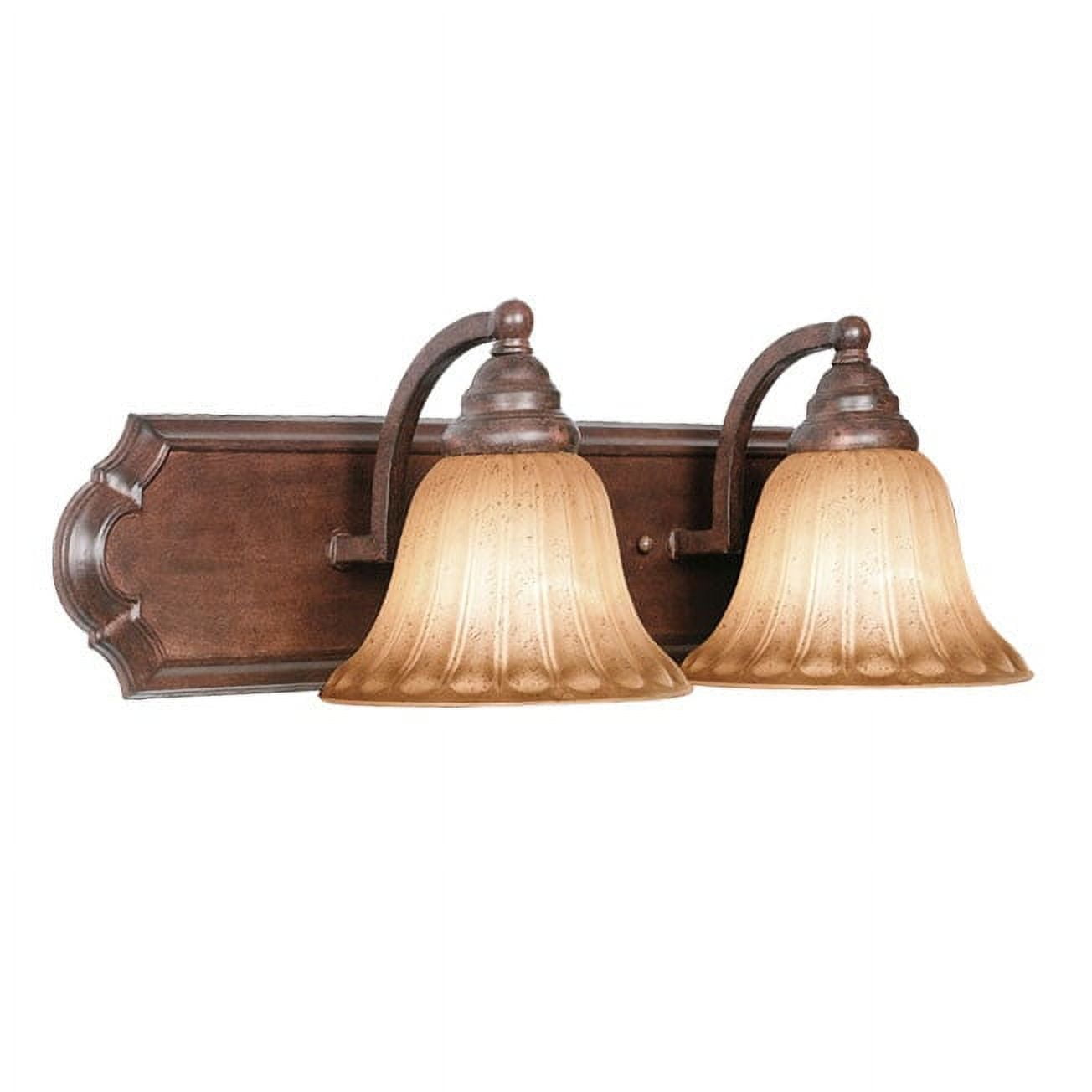 Woodbridge Lighting Broadmore 2-light Metal Bathroom Light in Bordeaux ...
