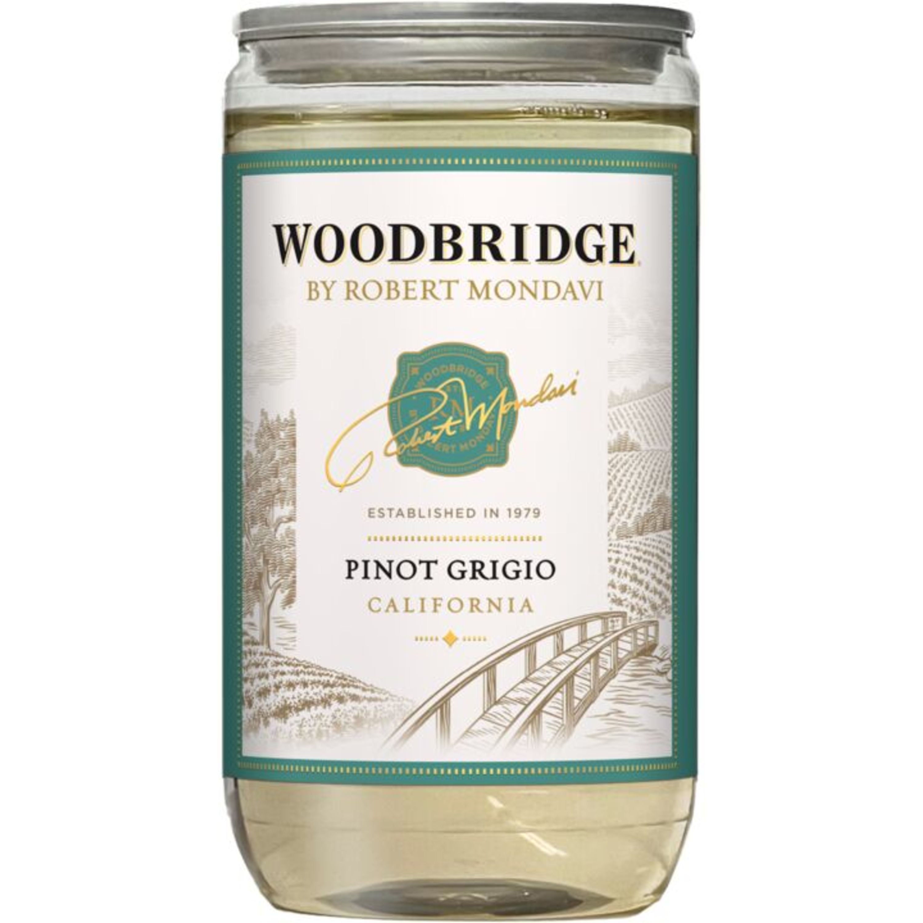 Woodbridge Pinot Grigio White Wine, 187 mL Can - Walmart.com