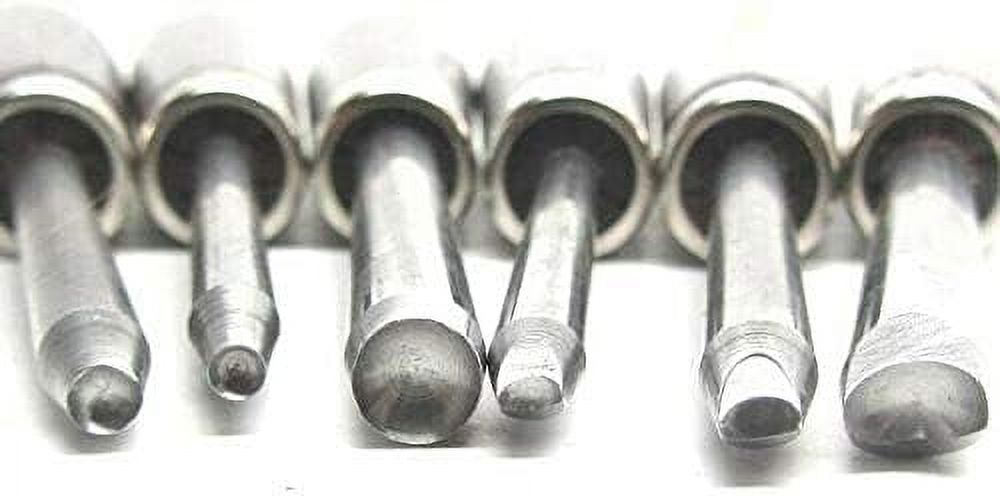 Woodcarving Character Oval & Round Eye Punches Tools 3mm 5mm 7mm ...