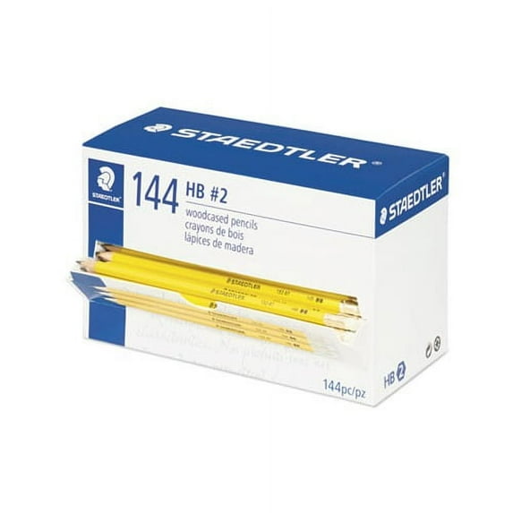 Woodcase Pencil HB 2, Black Lead, Yellow Barrel, 144/Pack - Walmart.com