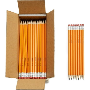 Wood-Cased #2 Pencils, Pre-sharpened, HB Lead Bulk Box, 150 Count ...