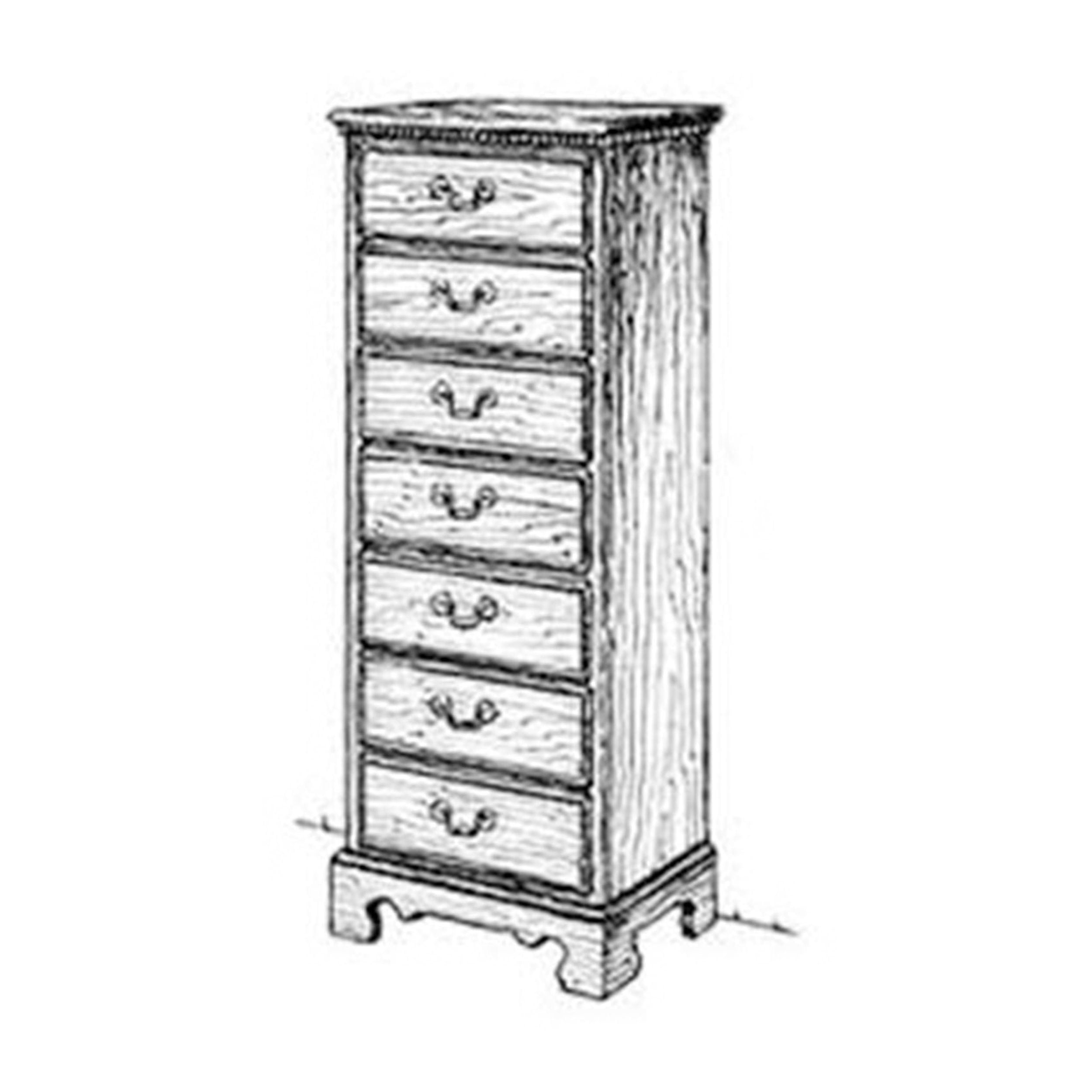 Woodcraft Project Paper Plan To Build Lingerie Chest - Material Not ...
