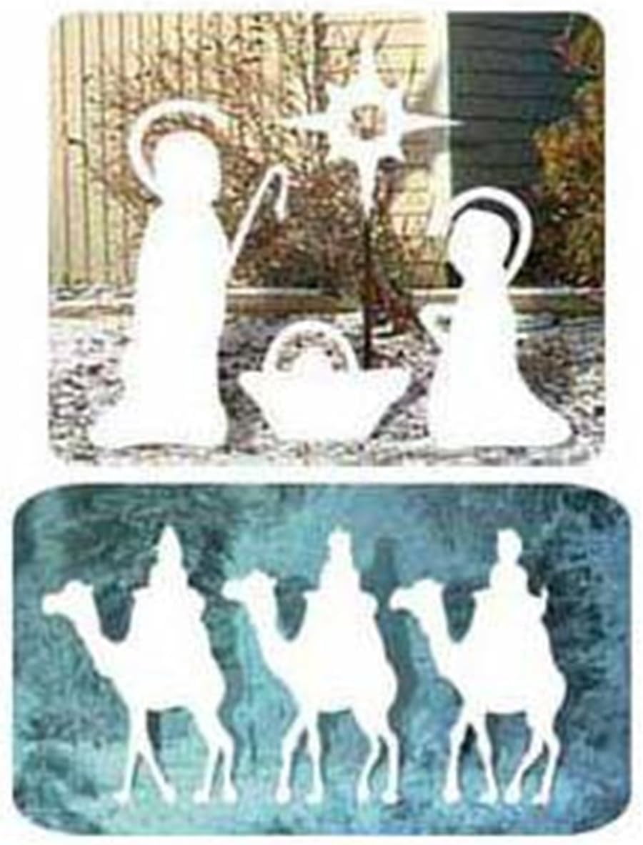 Woodcraft Project Paper Plan to Build Simple Nativity - Material Not ...