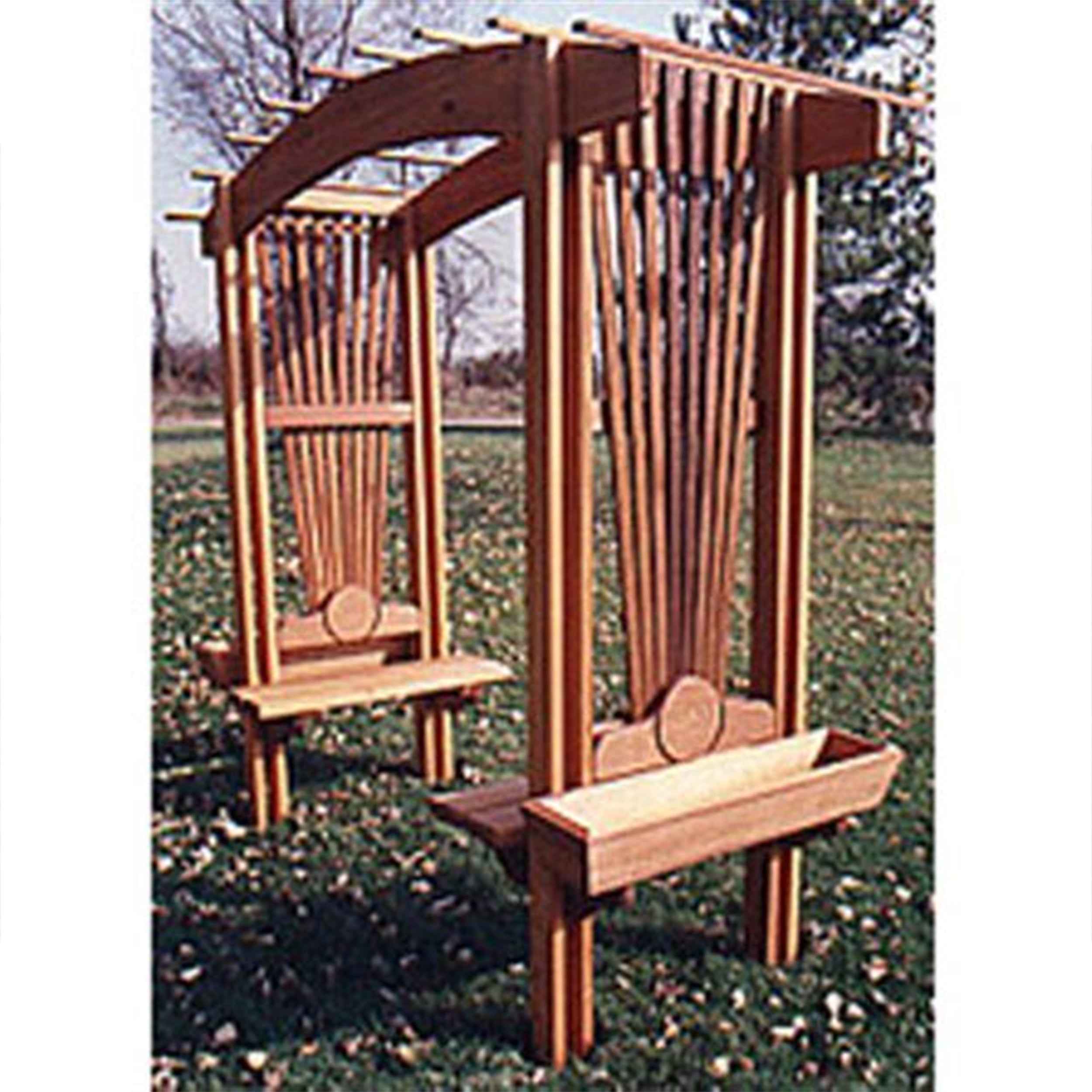 Woodcraft Project Paper Plan To Build Sunburst Arbor - Material Not ...