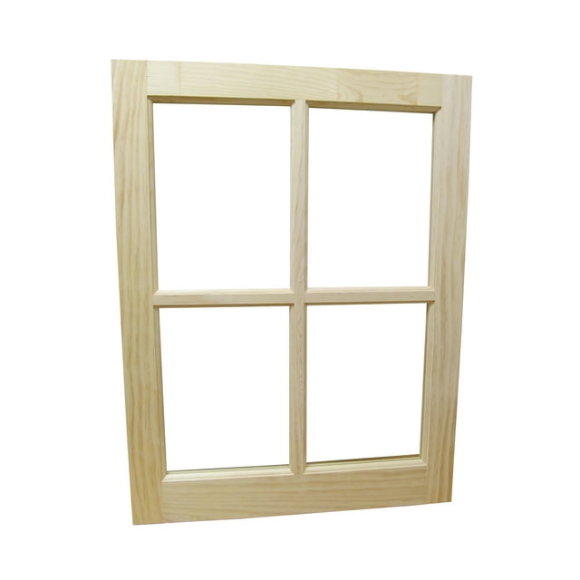 "Traditional Style Wooded Barn Sash Window 22"" x 29"" with Modern ...