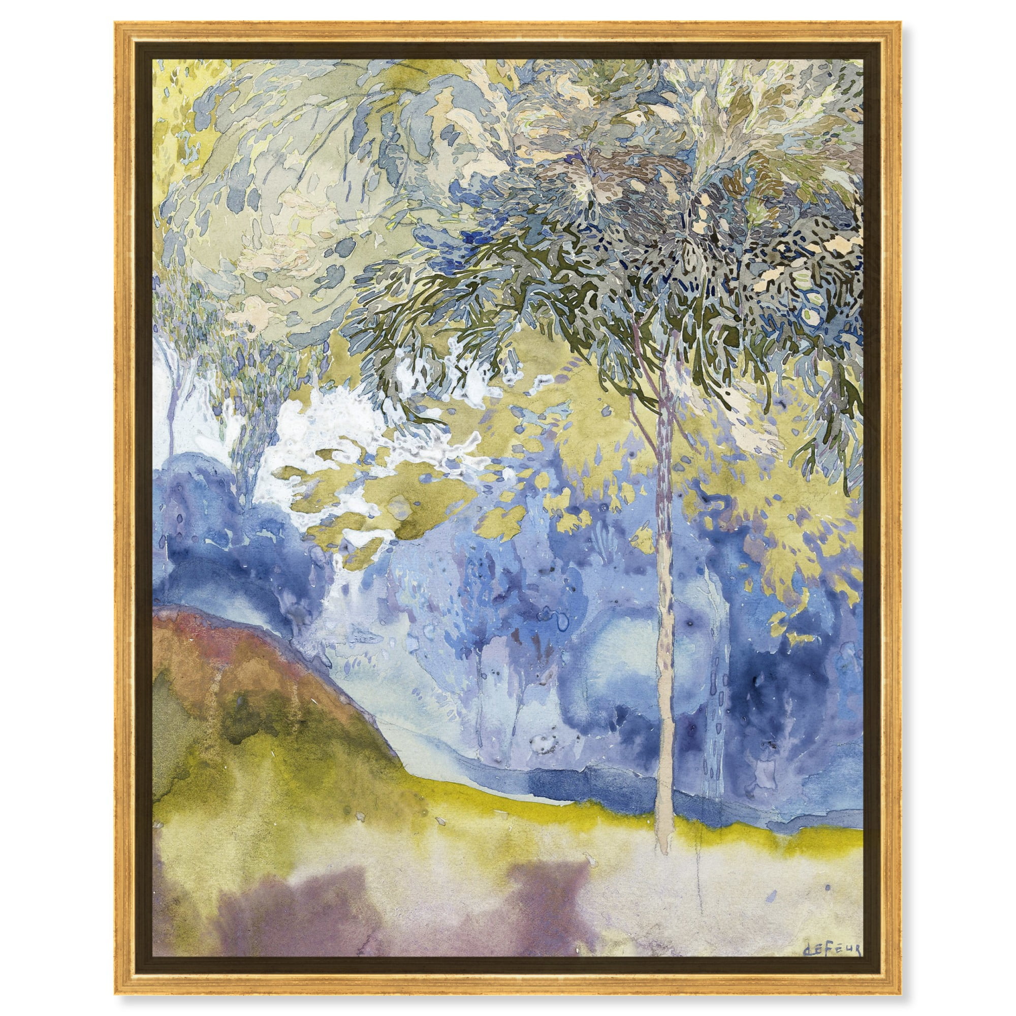 Wooded Landscape Canvas Vintage Classic Landscape Art by Art Remedy ...