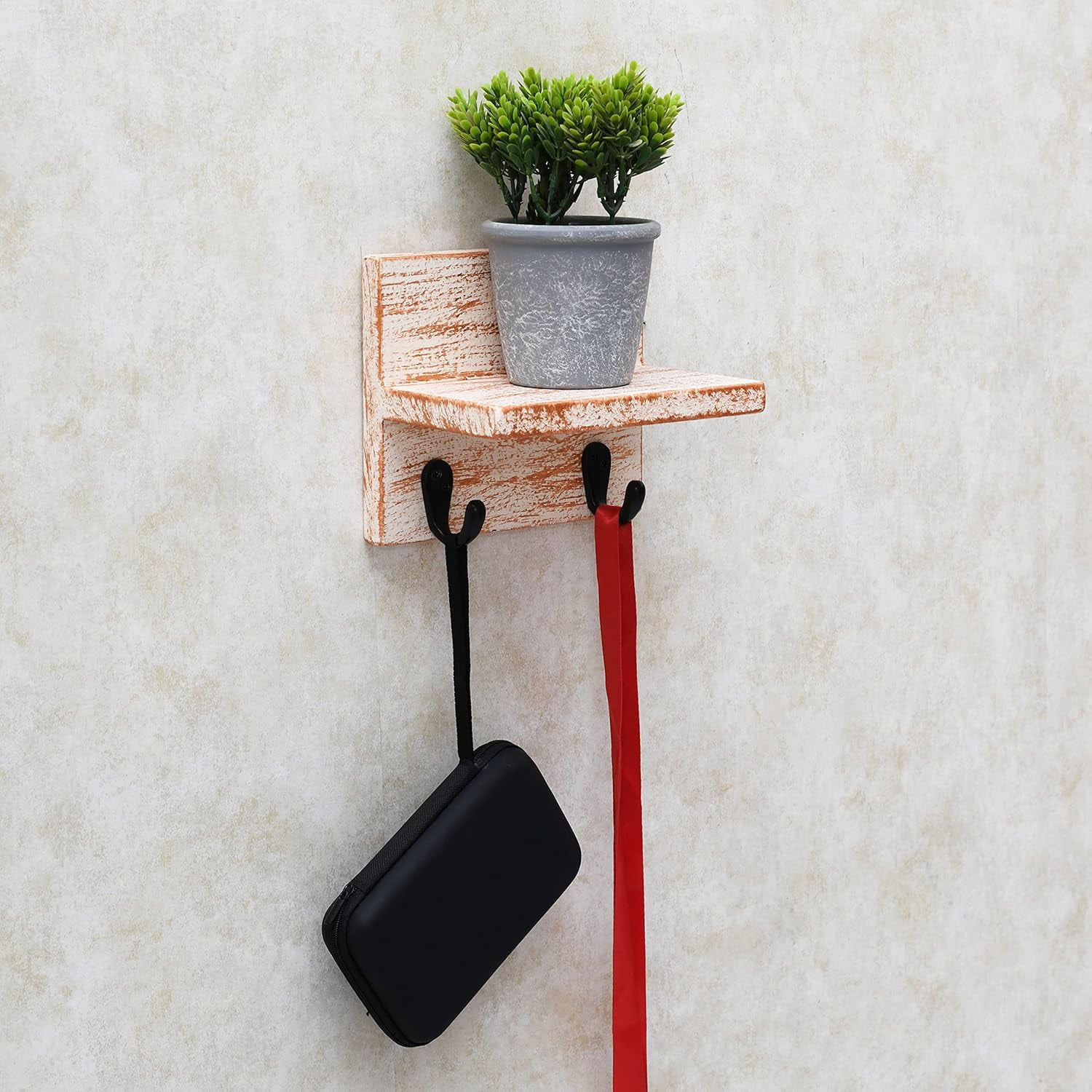 Woodee MDF Wood Key Holder Wall Mounted Key HangingKey Holder for Home ...