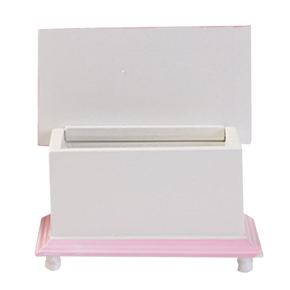 Wooden 1/12 Miniature Treasure Chest Miniature Scene Wooden Treasure ...