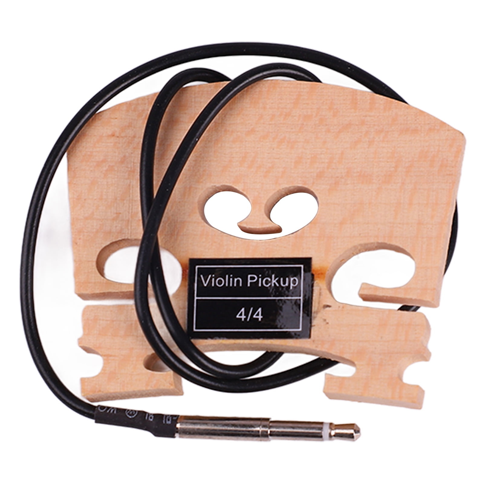 Wooden 4/4 Violin Bridge with Internally Mounted Piezo Pickup High ...