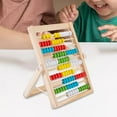 Wooden Abacus Classic Counting Tool 100 Beads Math Tool Counting Frame ...