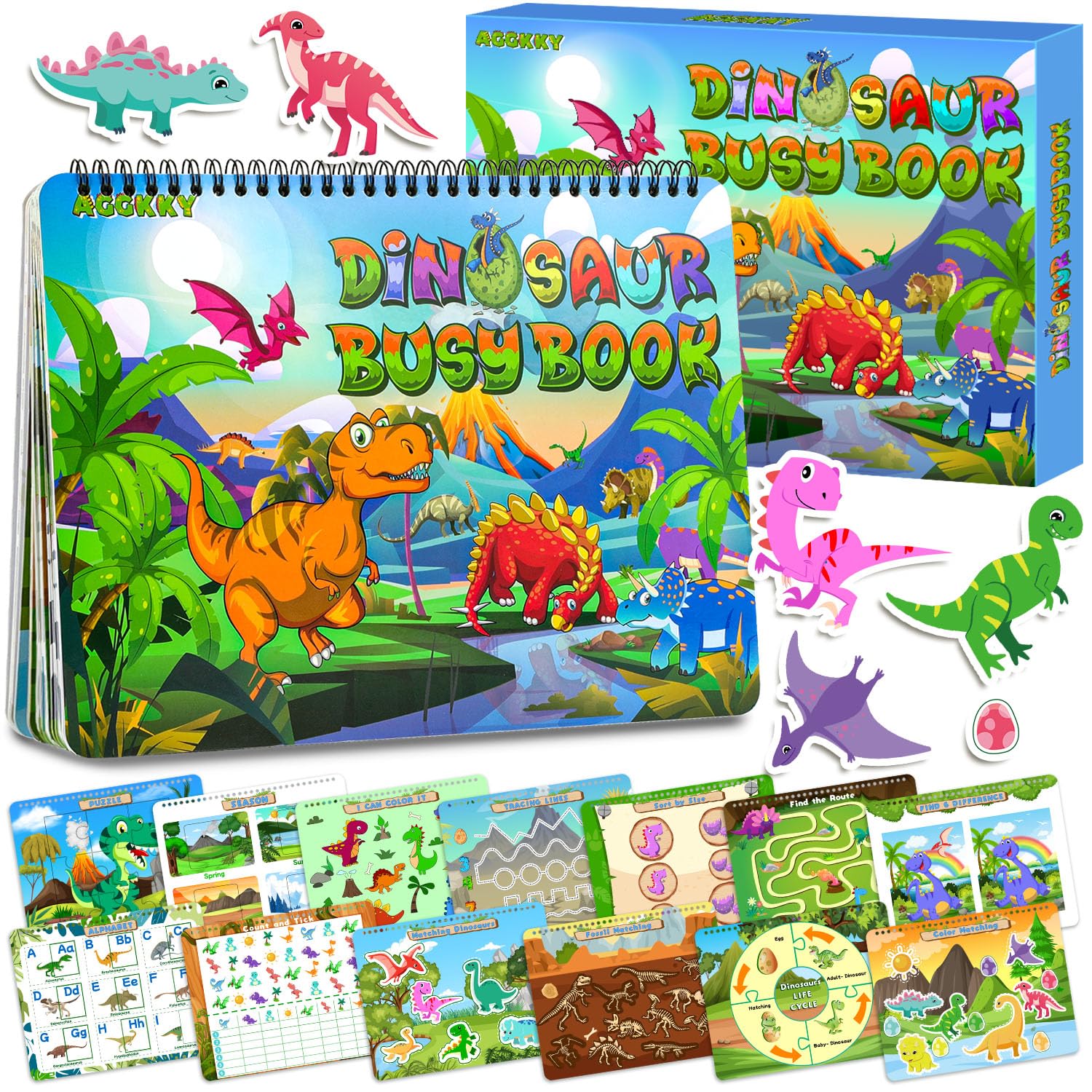 Wooden Activity Cube with MMF7 Map Farm Game and Mystery Box for Kids ...