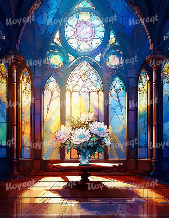 Wooden Adults Cathedral Stained Glass Birthday Gifts 500 piece Jigsaw ...