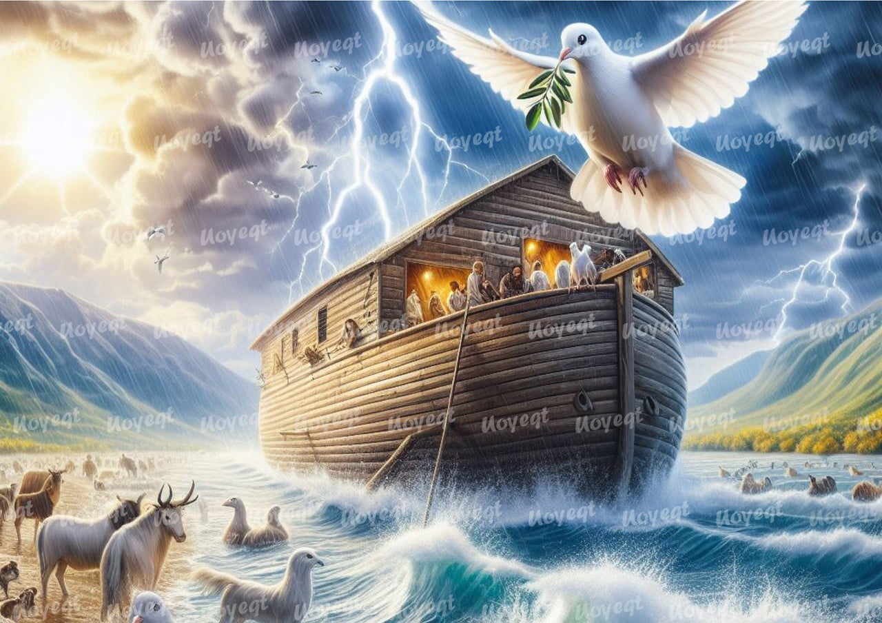 Wooden Adults Noah'S Ark Flood Birthday Gifts Jigsaw Puzzle For Adults ...