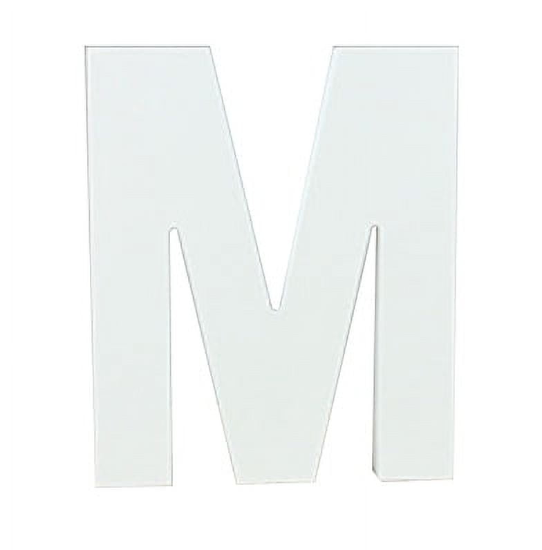 Wooden Alphabet Letter for Crafts Unfinished Wood Letters for Home Wall ...