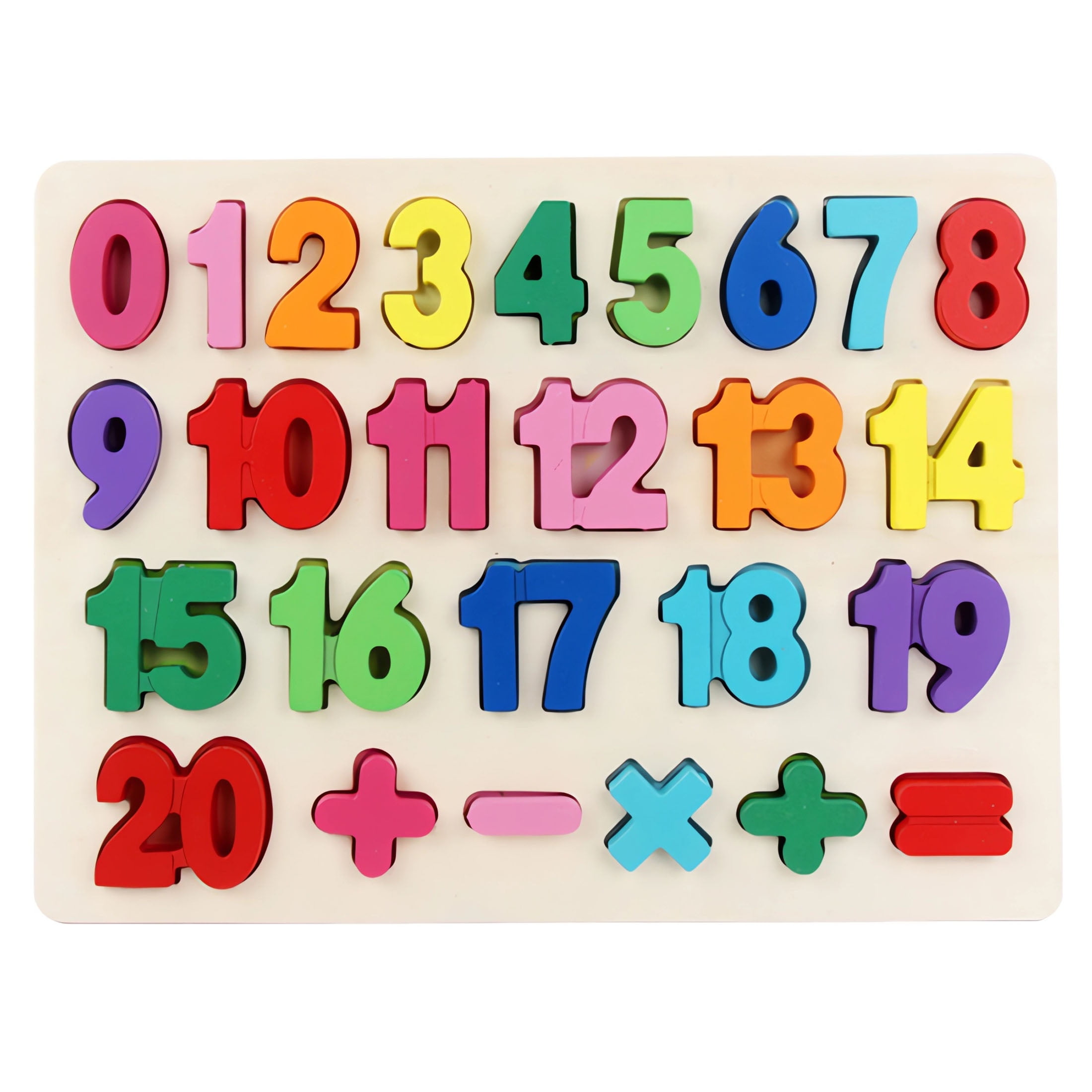 Wooden Alphabet Puzzle ABC Jigsaws Chunky Letters Early Learning Toys ...